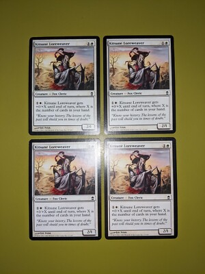Kitsune Loreweaver x4 Saviors of Kamigawa 4x Magic the Gathering MTG | eBay