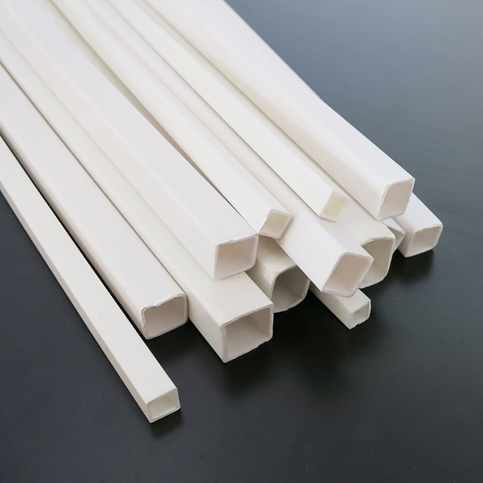 ABS Bar Tube Styrene Plastic Strip/Round/Square/Angles Rod DIY Model ...