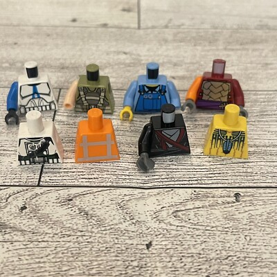 LEGO Minifigure Torso Lot Of 8-Parts And Pieces | eBay