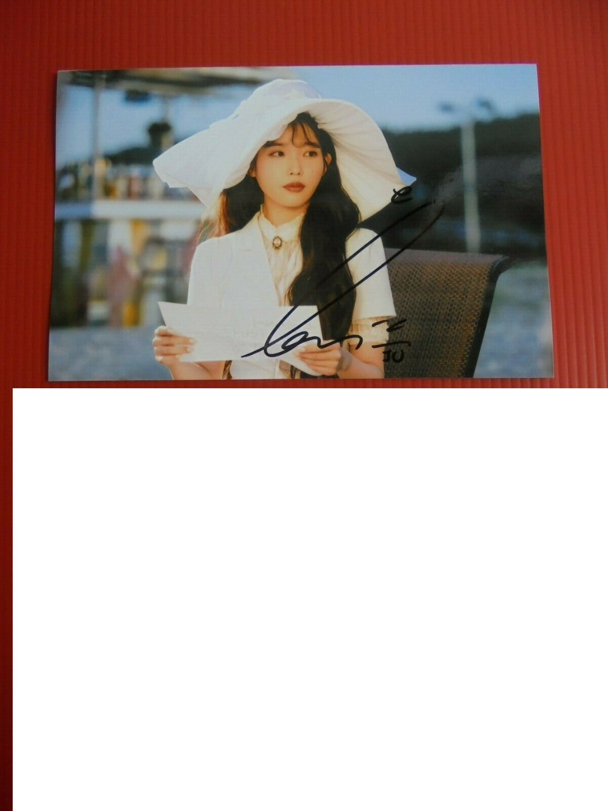 IU Lee Ji Eun KPOP IU Hotel del Luna Drama Photo Autograph signed USA ...