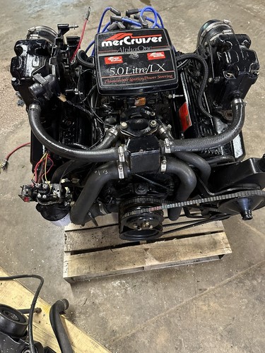 91 Mercury Marine MerCruiser 5.0 L Lx 305 V8 Boat Engine 300 Hrs FRESH ...