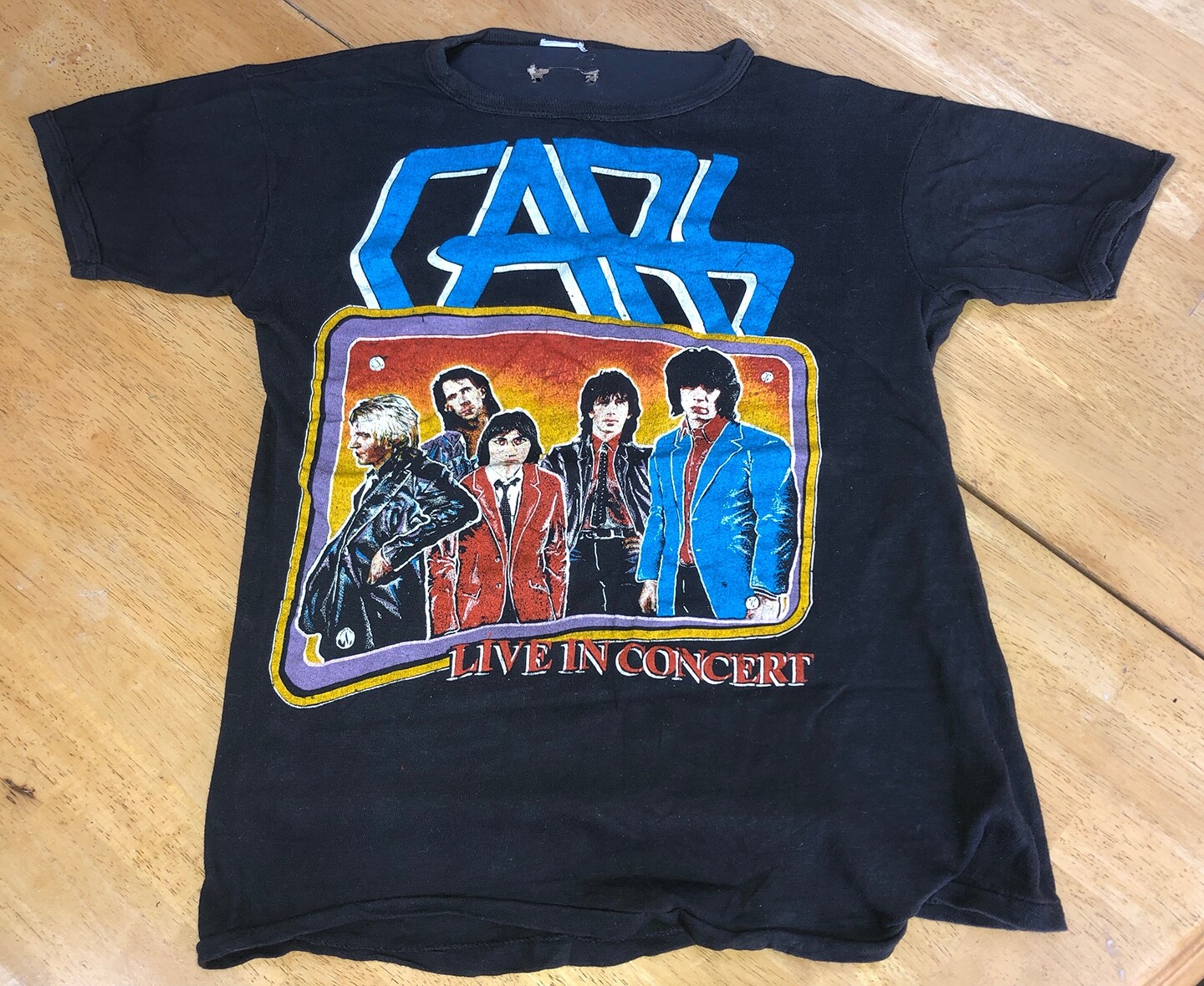 Vintage 1979 Original THE CARS 2-Sided Concert Tee - … - Gem
