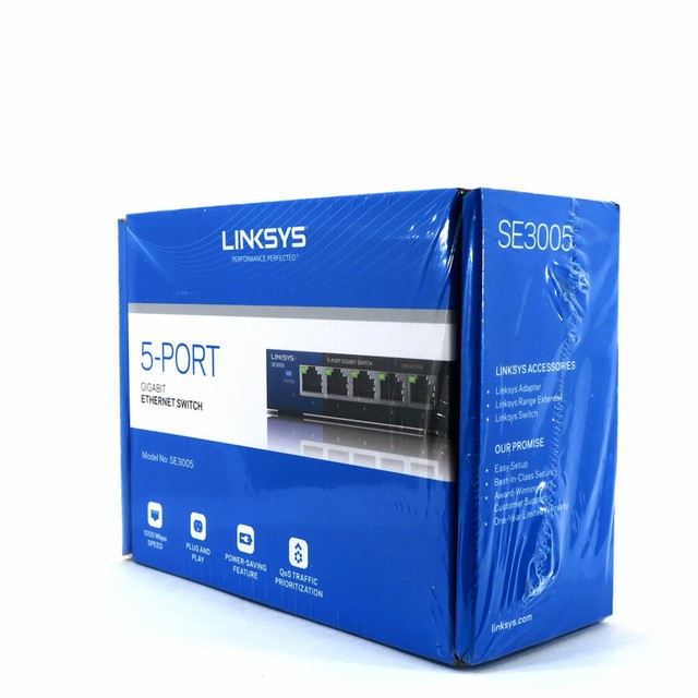 Linksys SE3005 V2 5-port Gigabit Ethernet Switch for sale online | eBay