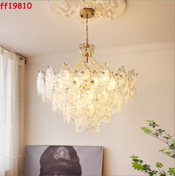 Pearl Chandelier Light Fixture Schonbek 3656 49H New Orleans 7 Light