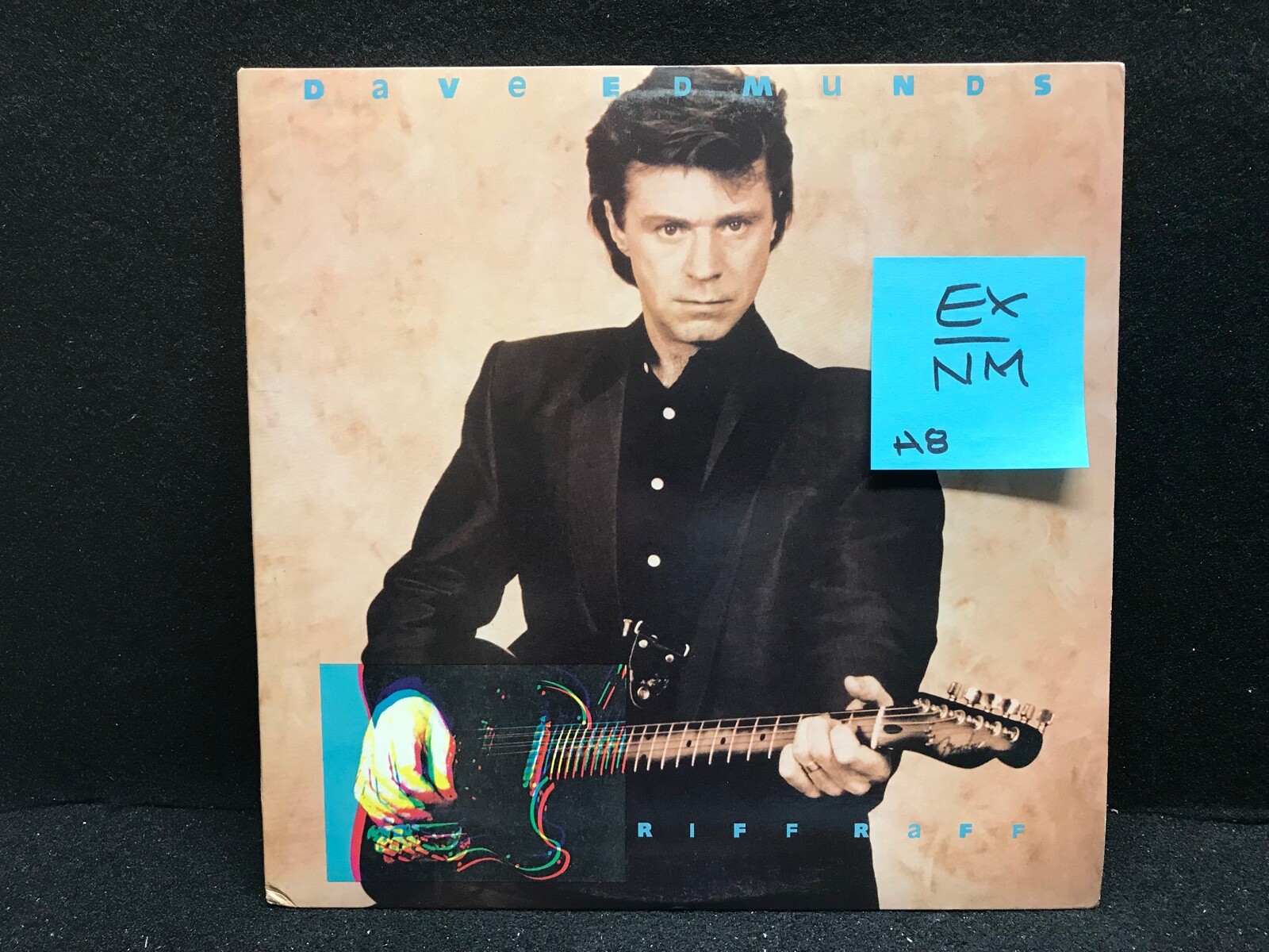 (H8) DAVE EDMUNDS / *PROMO LP* / RIFF RAFF / 1984 COLUMBIA 39273 ...