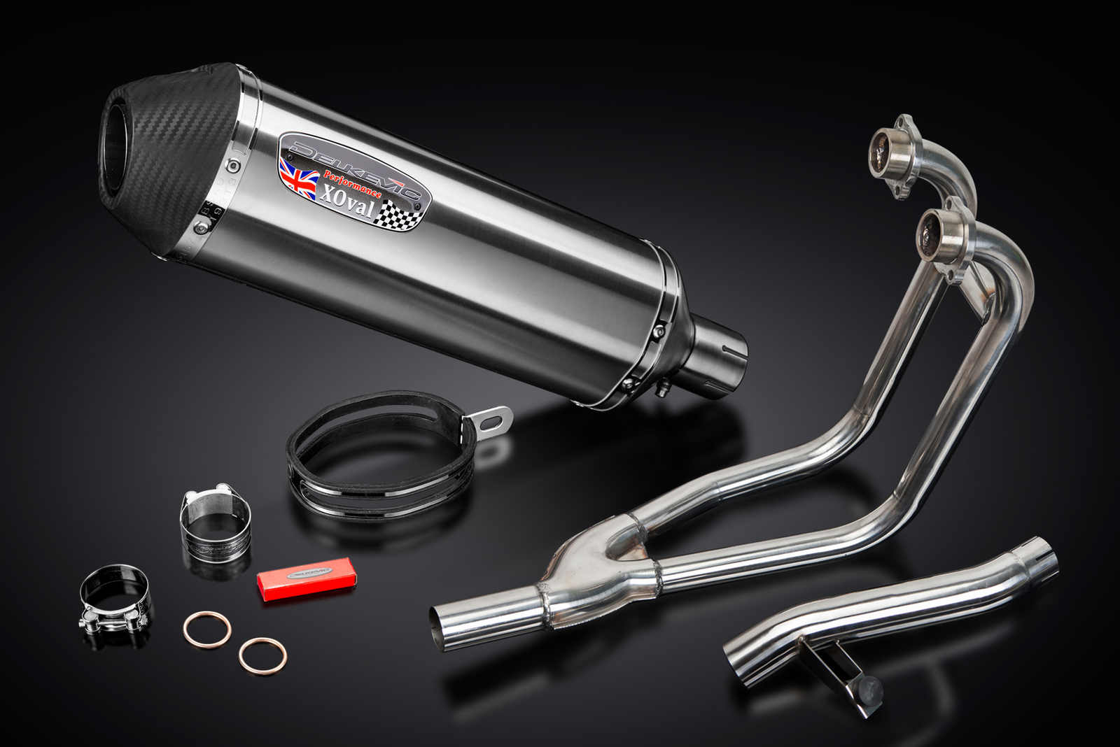 SUZUKI GS500E/F 2-1 1989-2019 343MM X-OVAL STAINLESS FULL EXHAUST ...