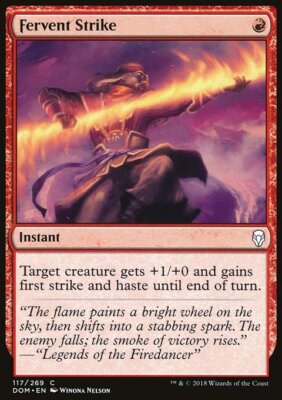 MTG Magic the Gathering Fervent Strike (117/296) Dominaria NM | eBay