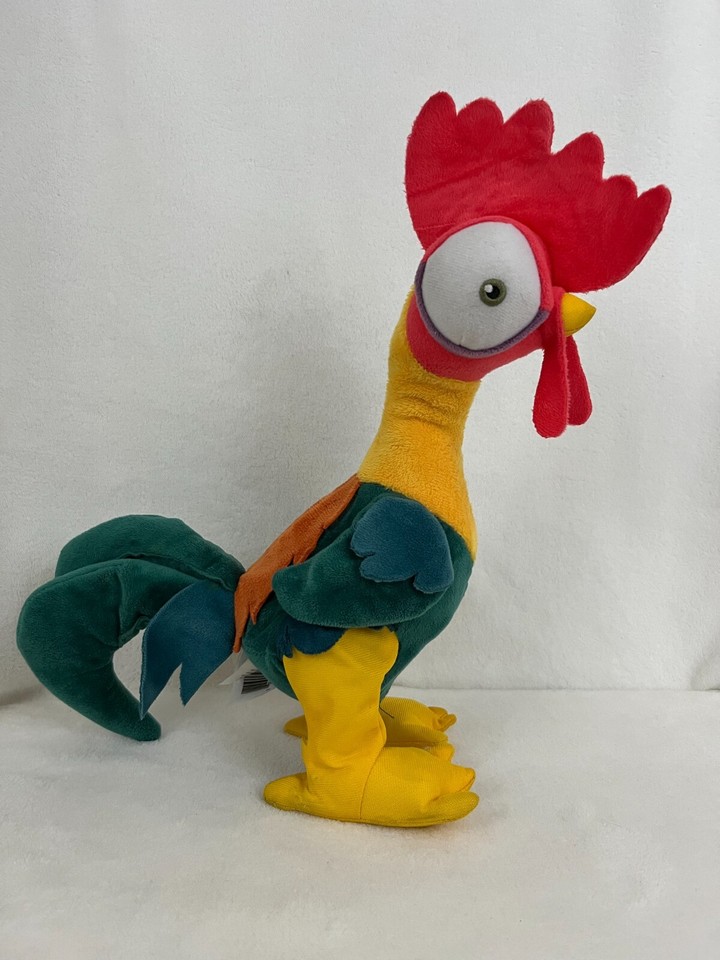 DISNEY Princess Moana's Pet Rooster Heihei Animated Plush 12" Sounds ...