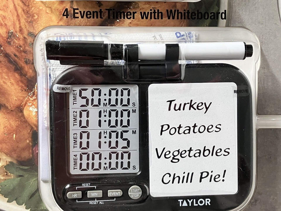 Taylor 3 Piece Thermometer & Timer Set NEW 77784030134| eBay