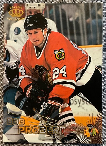 1997-98 BOB PROBERT PACIFIC CROWN COLLECTION HOCKEY CARD #290 CHICAGO ...