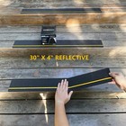 4" X 30" 10pack Anti Slip Stair Tread With Reflective Strips Grip Non ...
