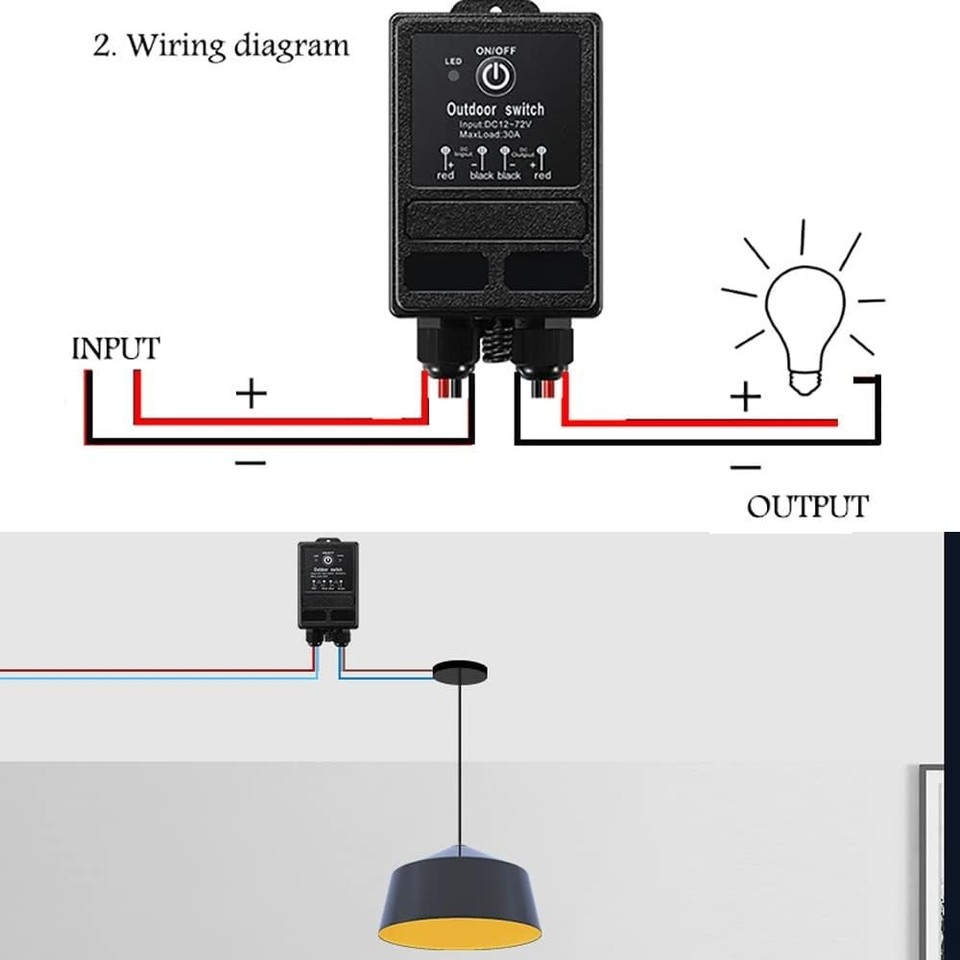 Waterproof Wireless Remote Control Switch, 4900FT Range | eBay