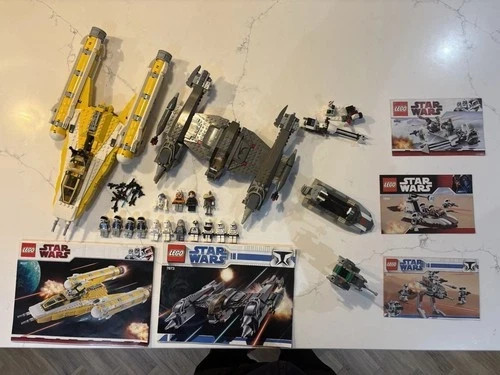 Lego Star Wars Job Lot - 5 Retired Sets With 15 Minifigures | eBay UK