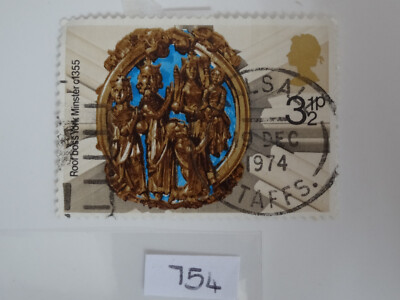 United Kingdom UK Great Britain 3 1/2p Roof Boss York Minster Postage ...