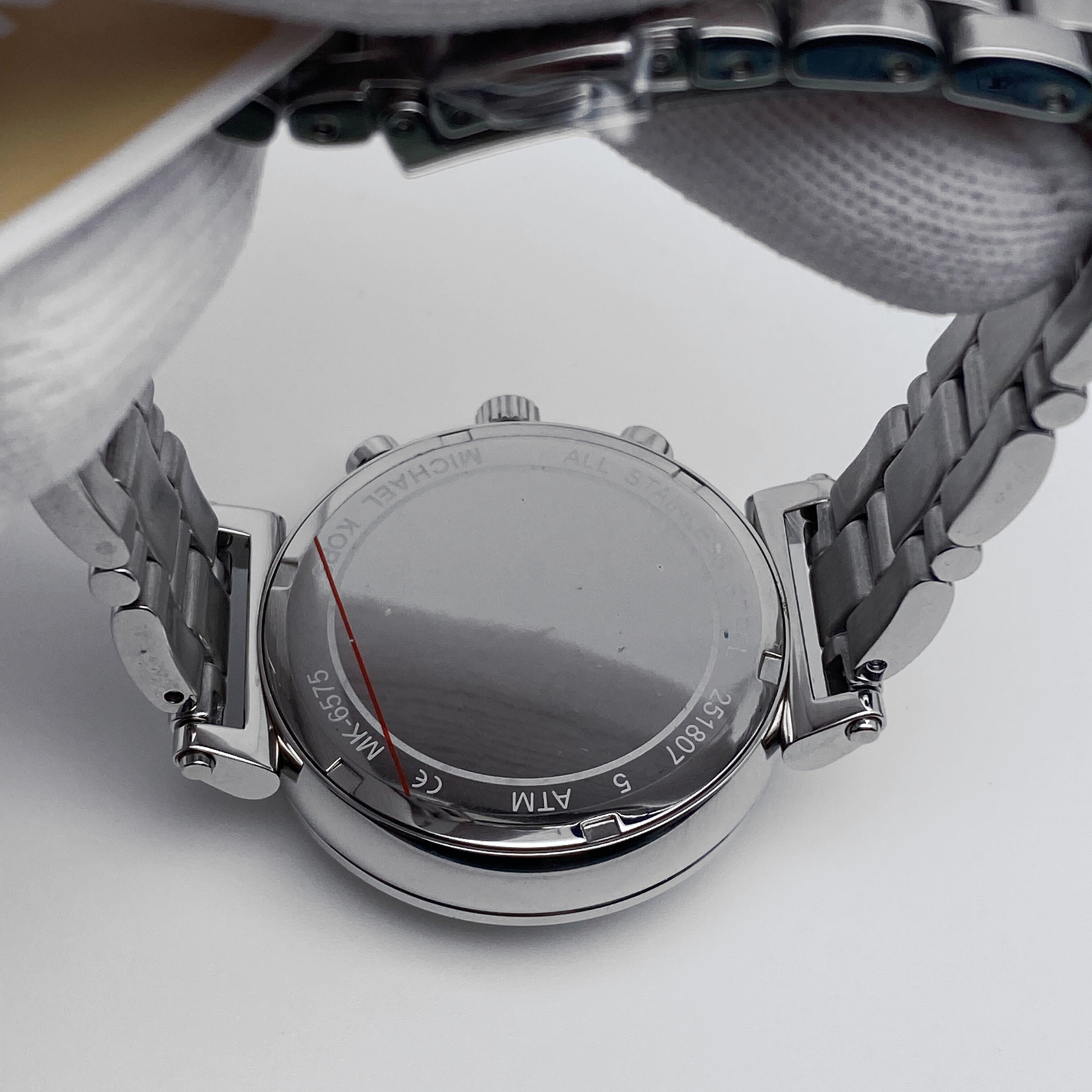 Michael Kors Sofie Steel Chronograph Silver Dial Ladies Quartz Watch ...