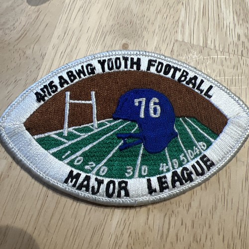 475 ABWG Youth Football Major League Patch | eBay
