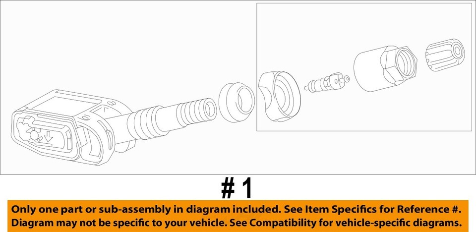 GM OEM 16-20 ATS Tire Pressure Monitor Components-Tpms Sensor 13540598 ...
