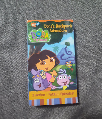 Dora the Explorer - Doras Backpack Adventure (VHS, 2002) nick jr ...