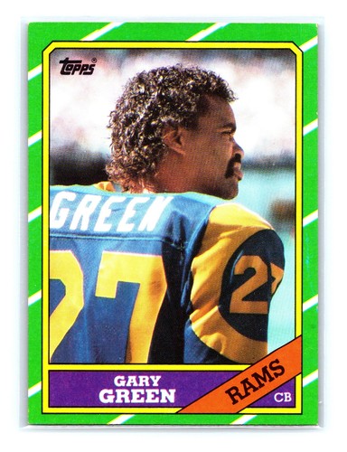 1986 Topps Football #91 Gary Green Los Angeles Rams | eBay