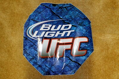 Vtg 2009 UFC Fighting Octagon Garage Wall Floor Man Cave Bud Light ...