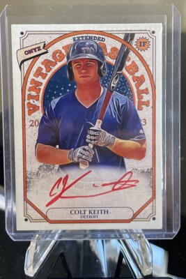 Colt Keith 2023 Onyx On-Card Autograph - Detriot Tigers - Red Ink /25 ...