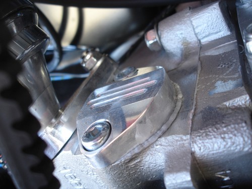 VW TYPE 1 3 AS41 ENGINE CASE BILLET POLISHED FUEL DELETE PUMP BLOCK OFF ...