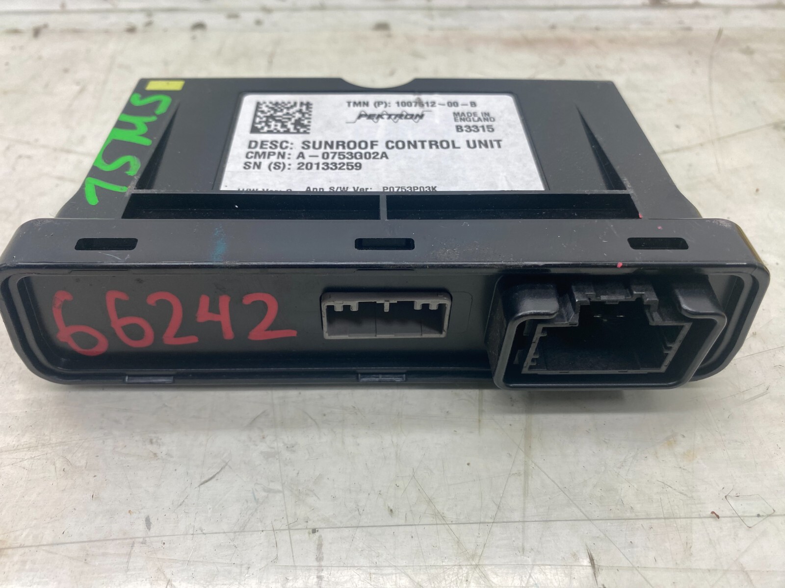 2012-2020 Tesla Model S MS Sunroof Controller Moon Roof Control Module ...