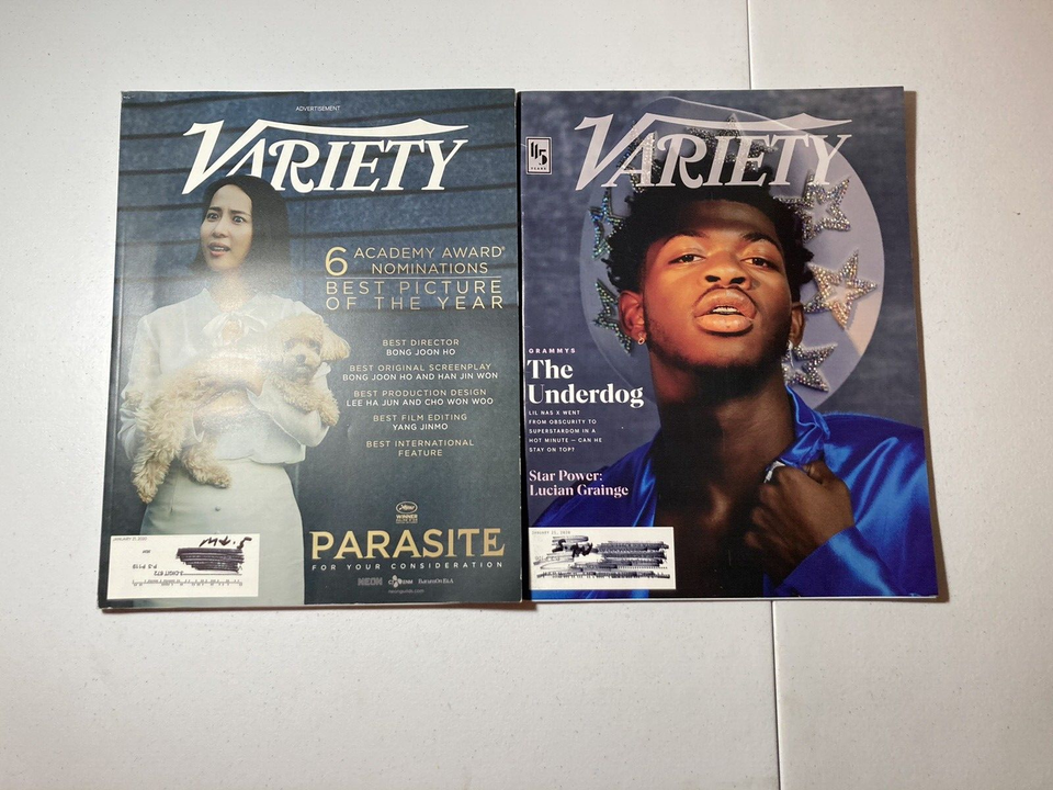 Variety Magazine 9 Issue Lot~October 1, 2019 thru November 26, 2019 ...