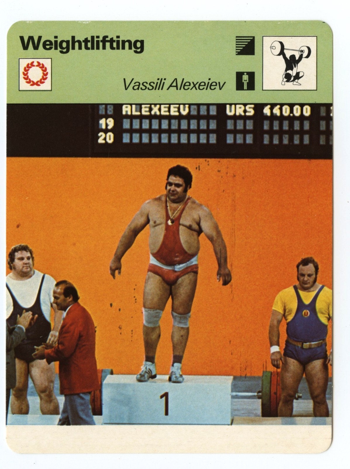 Vassili Alexeiev Weightlifting - Sportscasters Card | eBay