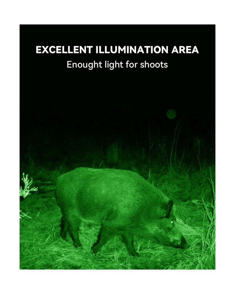 LANGY Hog Hunting Lights, Solar Green Light for Hunting Hogs Deers ...