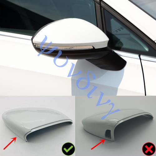 >Side Mirror Cover 2022-2023 For Volkswagen Golf R / GTI White Pearl ...