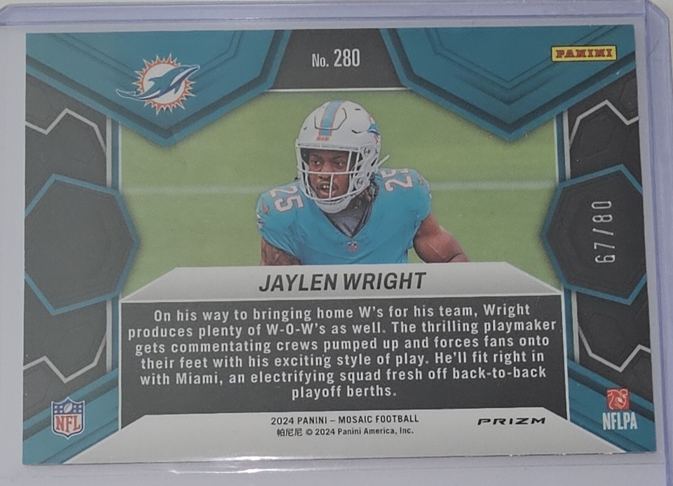 2024 Panini Mosaic - NFL Debut Choice Fusion Red & Yellow Mosaic Prizm ...