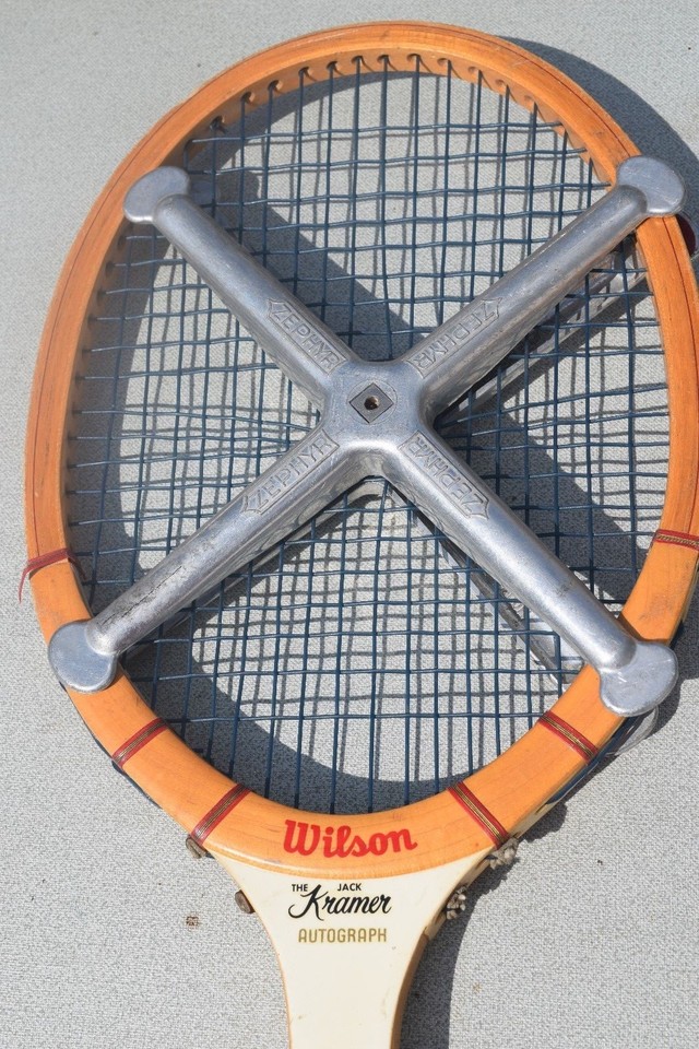 Vintage 1960's Wilson Jack Kramer Autograph Wood Tennis Racquet Racket ...
