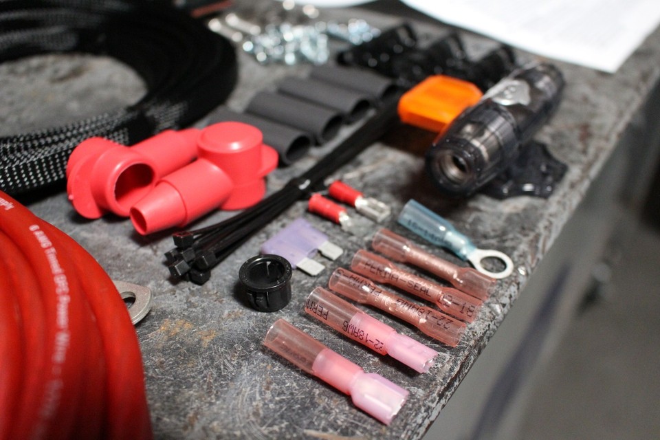 Dual Air Compressor Wiring Kit 4 Gauge Power Wire w/ Instructions FREE ...