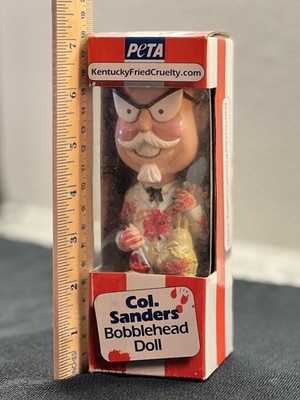 PETA Kentucky Fried Cruelty Colonel Sanders Bobblehead (PETA, 2005 ...