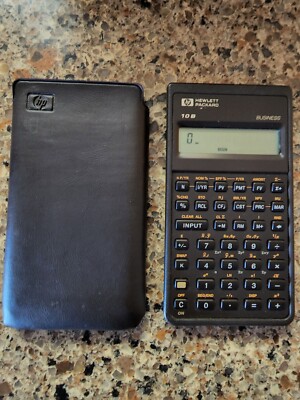 Hewlett Packard HP 10B Business Calculator w/ Soft Case TESTED NEW ...