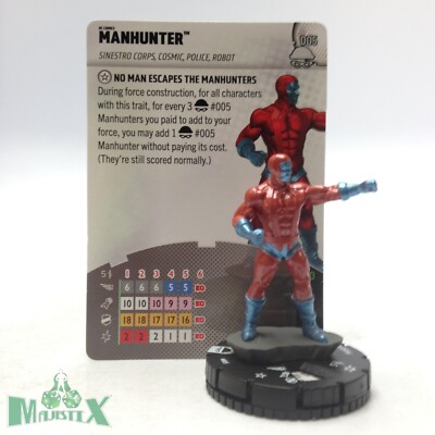 Heroclix DC Notorious set Manhunter #005 Common figure w/card! | eBay