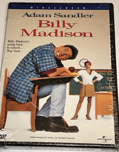 Billy Madison (DVD, 1998, Widescreen) New Sealed Adam Sandler | eBay