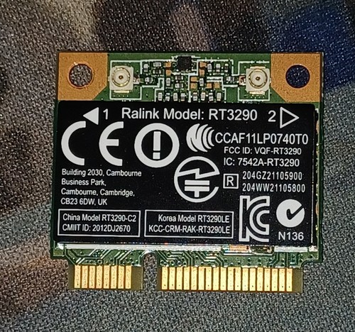 RALINK RT3290 WIFI MINI PCIE WIRELESS CARD 689215-001 | eBay