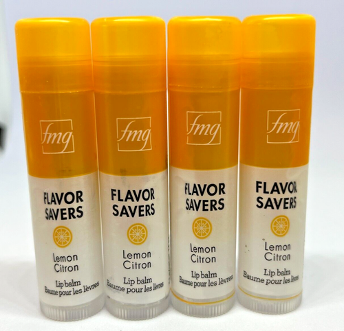 Avon~fmg Flavor Saver~Lemon~Lip Balm~Lot of 4~New Factory Sealed ...