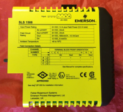 EMERSON DELTAV SLS 1508 Logic Solver Module (KJ2201X1-BA1) | eBay