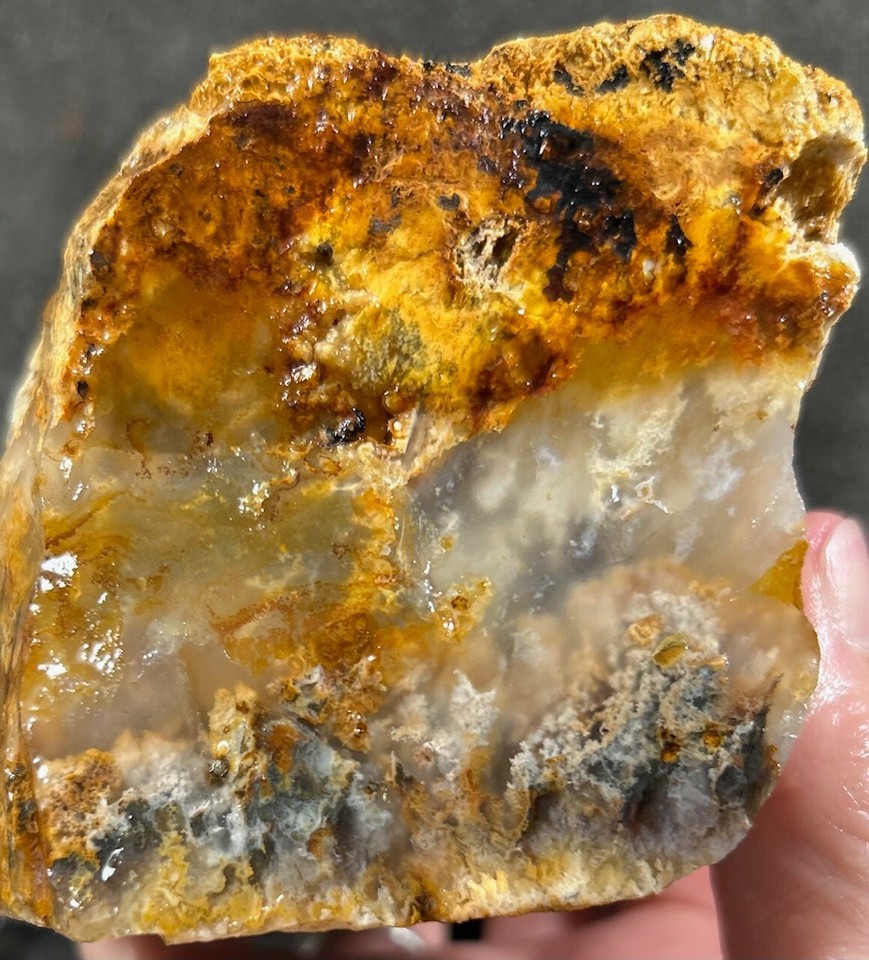 Pink Lady Plume Agate *Graveyard Point Vein Rough *2 pounds - Idaho ...