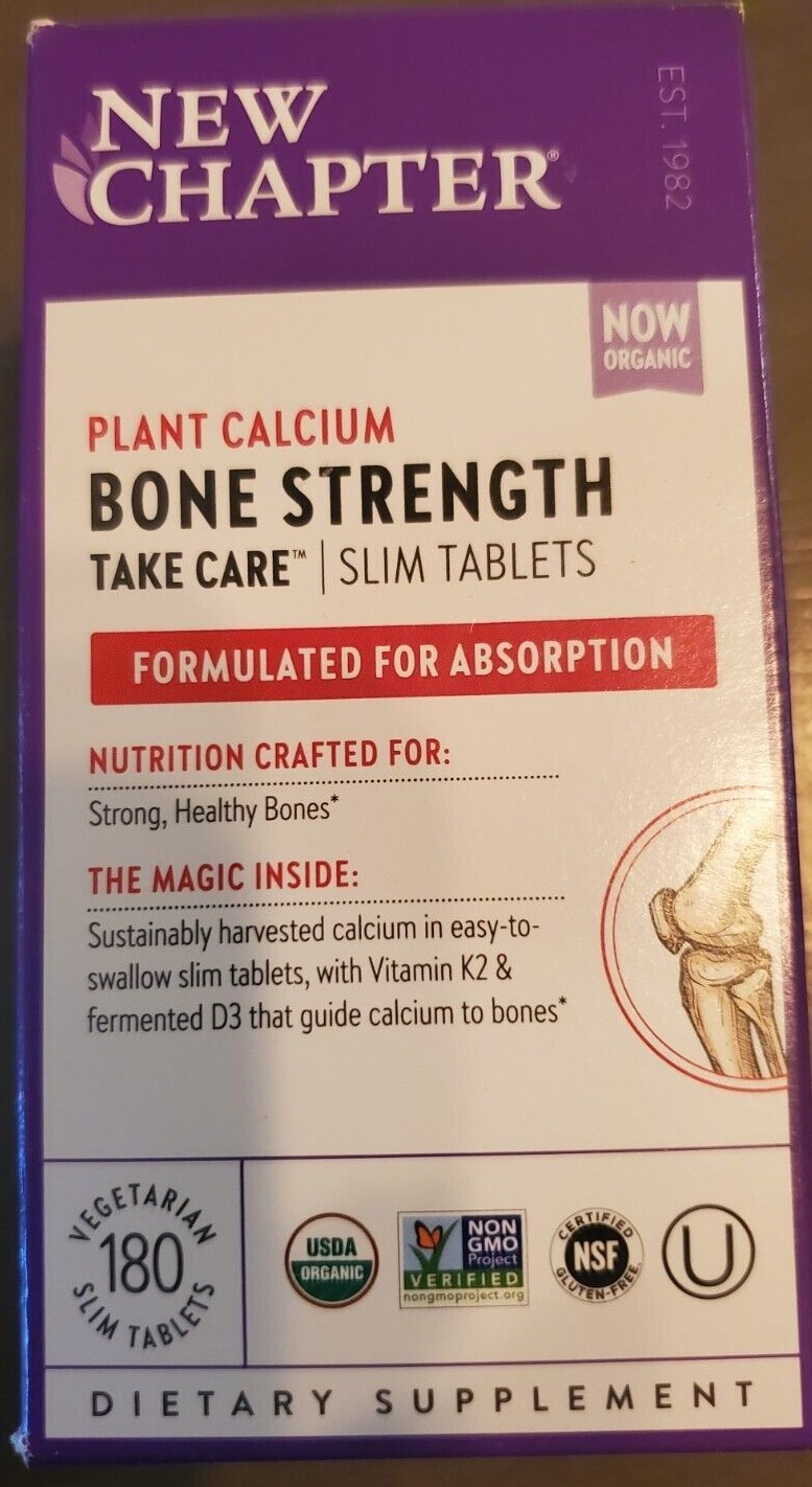 New Chapter Bone Strength Take Care 180 Slim Tabs NEW NEW | eBay