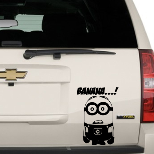 Vinyl Decal Sticker for Minion Banana Macbook Laptop Car Window Bumper ...