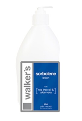 Walkers Sorbelene lotion With Tea Tree Oil And Aloe Vera 500ml Pump | eBay
