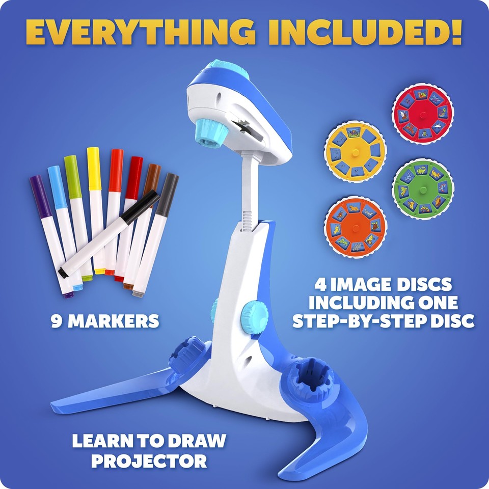 Learn to Draw Projector - Kids Image Projector for Tracing with 9 ...