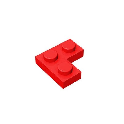 100pcs Part 2420 Corner Plate 1X2X2 Red Building Pieces Parts BULK LOT ...