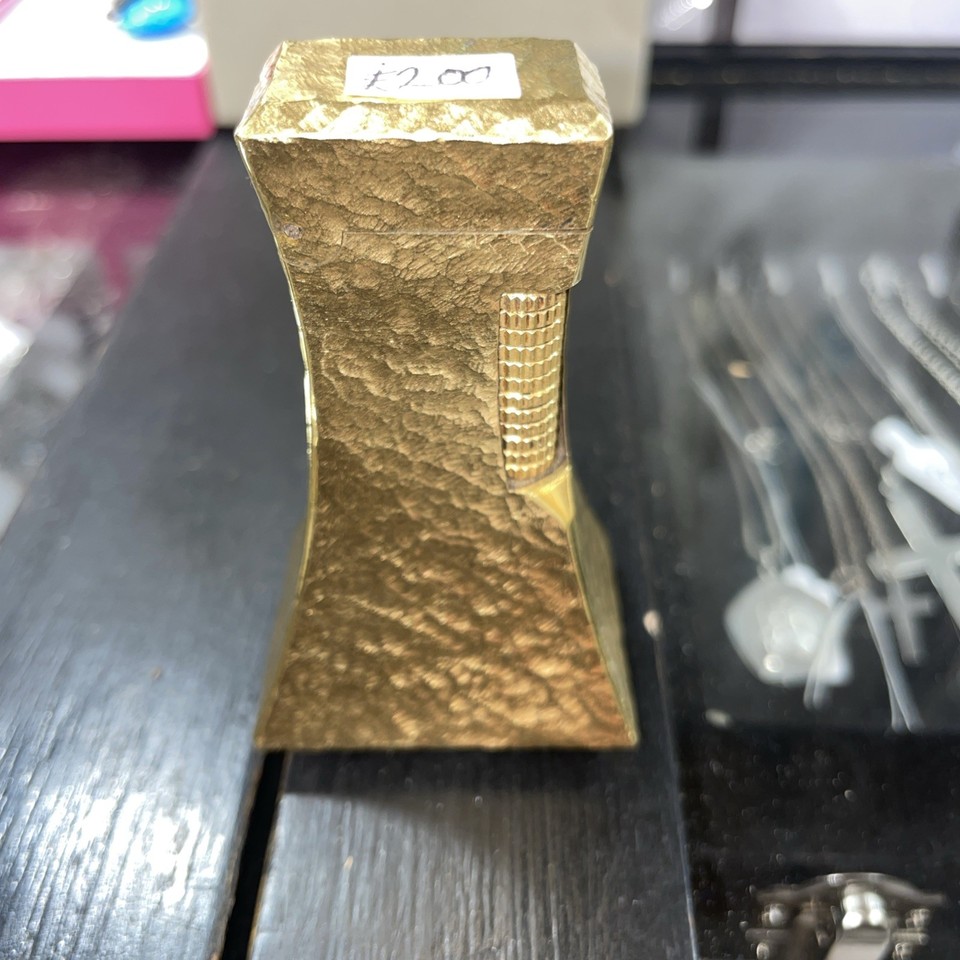 Dunhill Lighter 'Art Metal Works' Vintage England Made Gold Plate | eBay UK