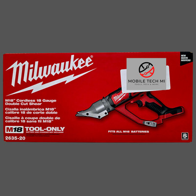 Milwaukee M18 Cordless 2635-20 18 Gauge Double Cut Metal Shear (Tool ...