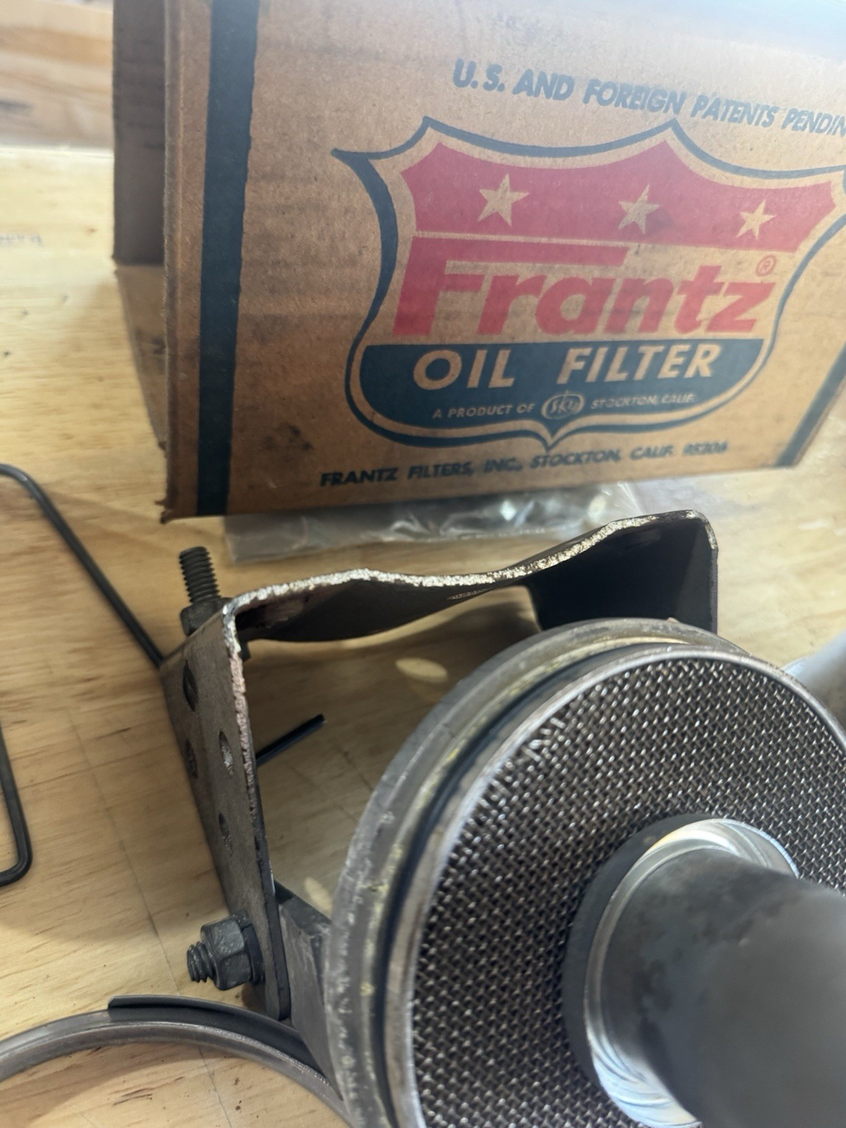 Frantz Oil Filter. Unused in original box. (missing hardware) | eBay